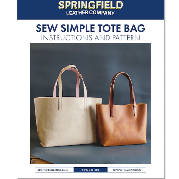 Leather Tote Pattern (Just for you!) - Etsy