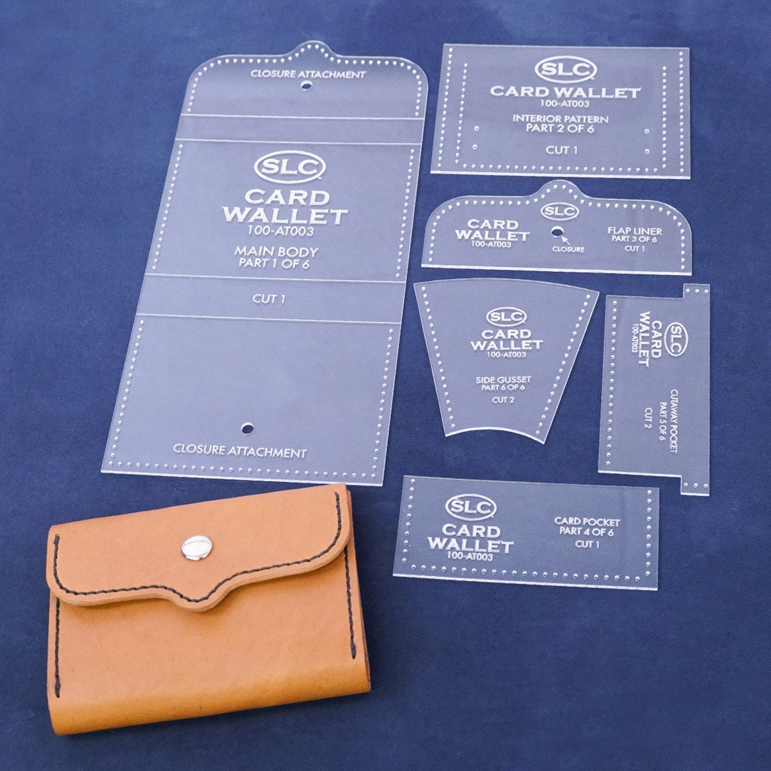 CARD WALLET Acrylic Template Set - Etsy