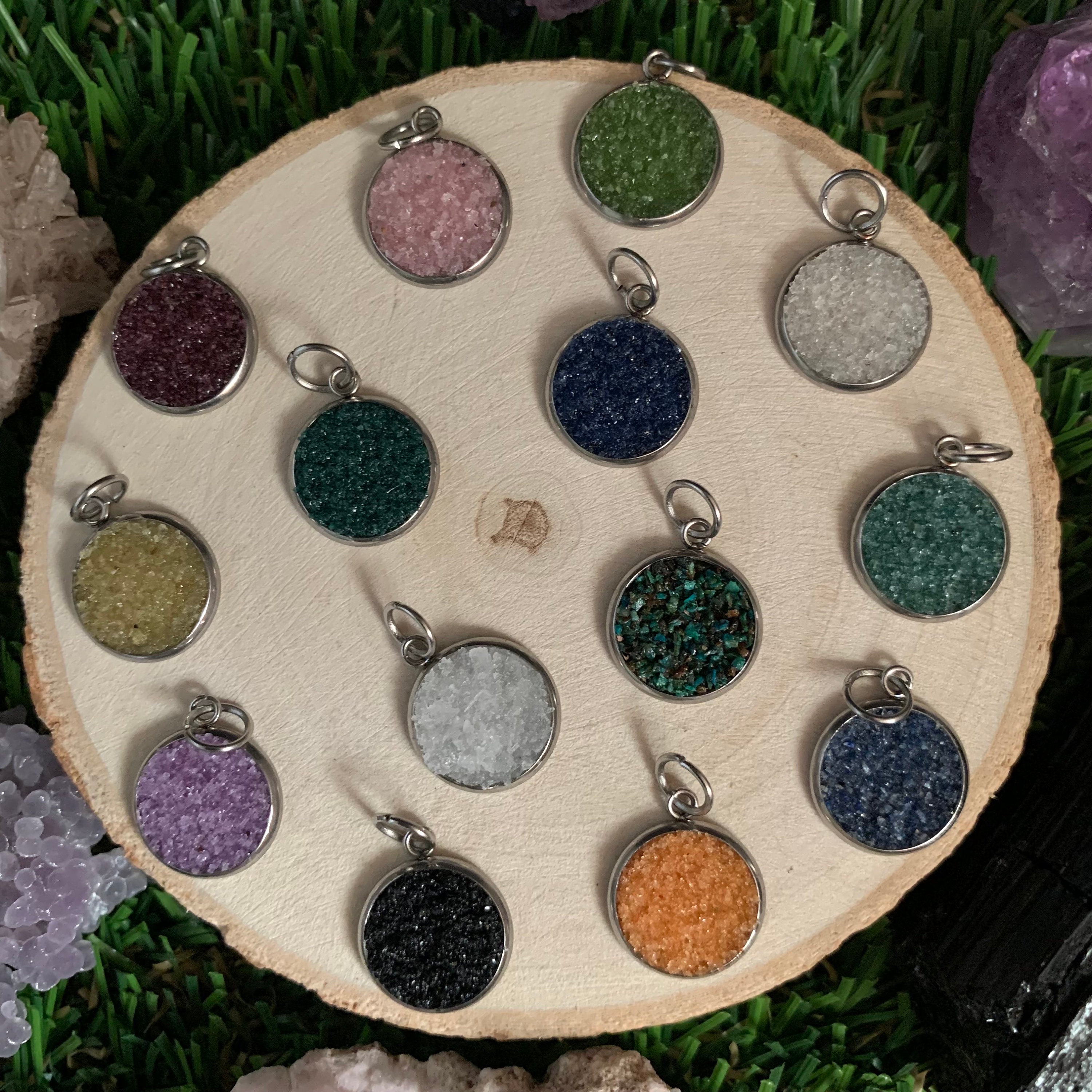 Mini Crystal Pendants - Etsy