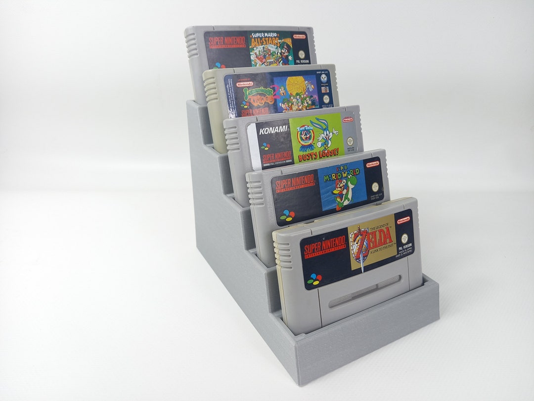Soporte para Super Nintendo Games SNES Holder Stand - Etsy España
