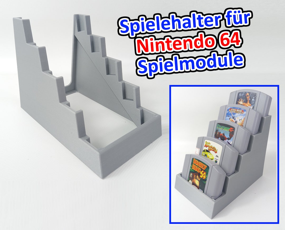 Stand for Nintendo 64 Games N64 Holder Stand Presentation Stand Display ...