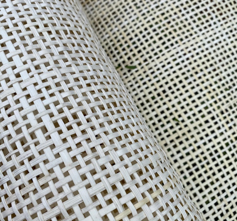 36" Wide, BLEACHED Radio Weave, Cane Webbing Roll, Length in Variation ...