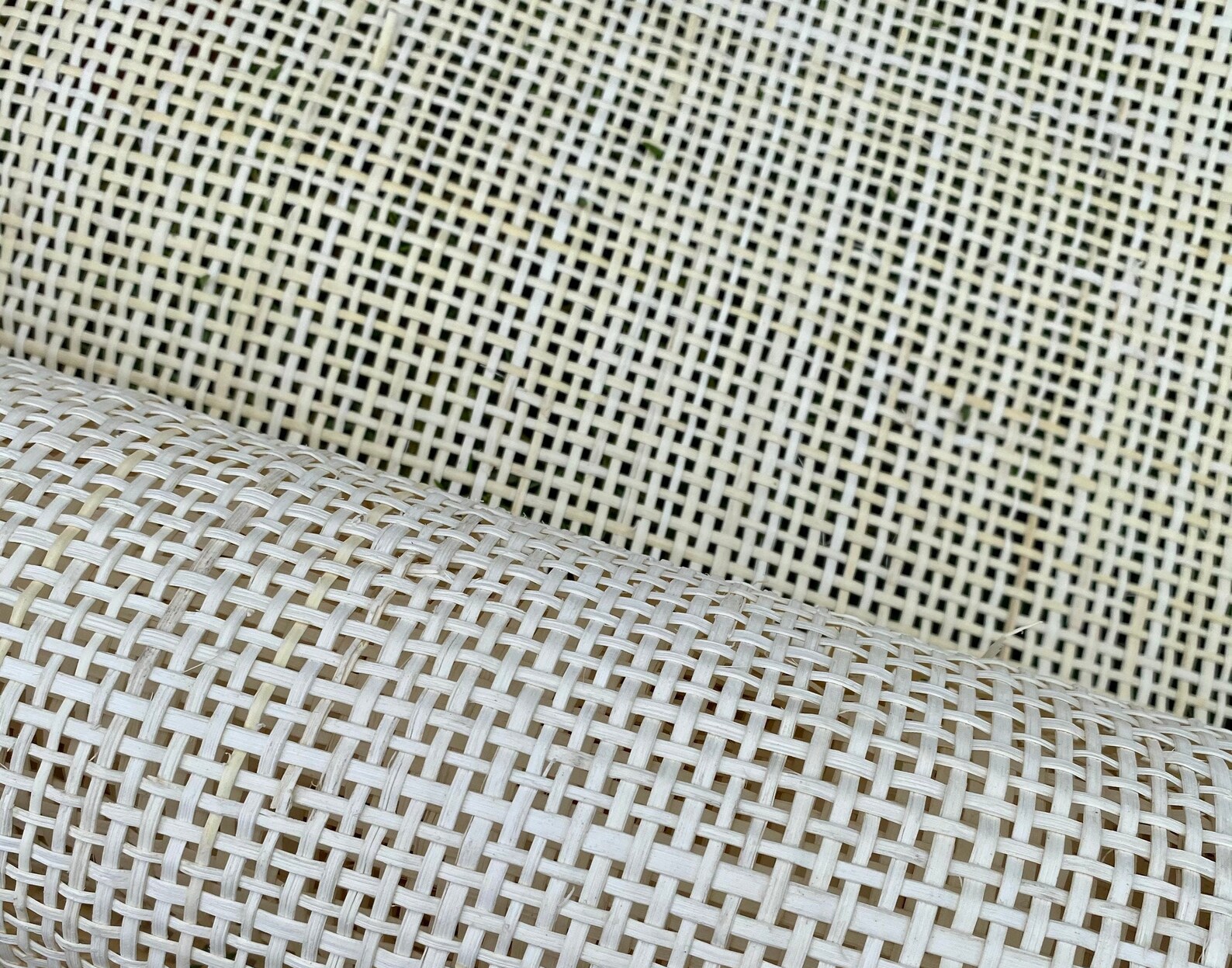 36" Wide, BLEACHED Radio Weave, Cane Webbing Roll, Length in Variation ...