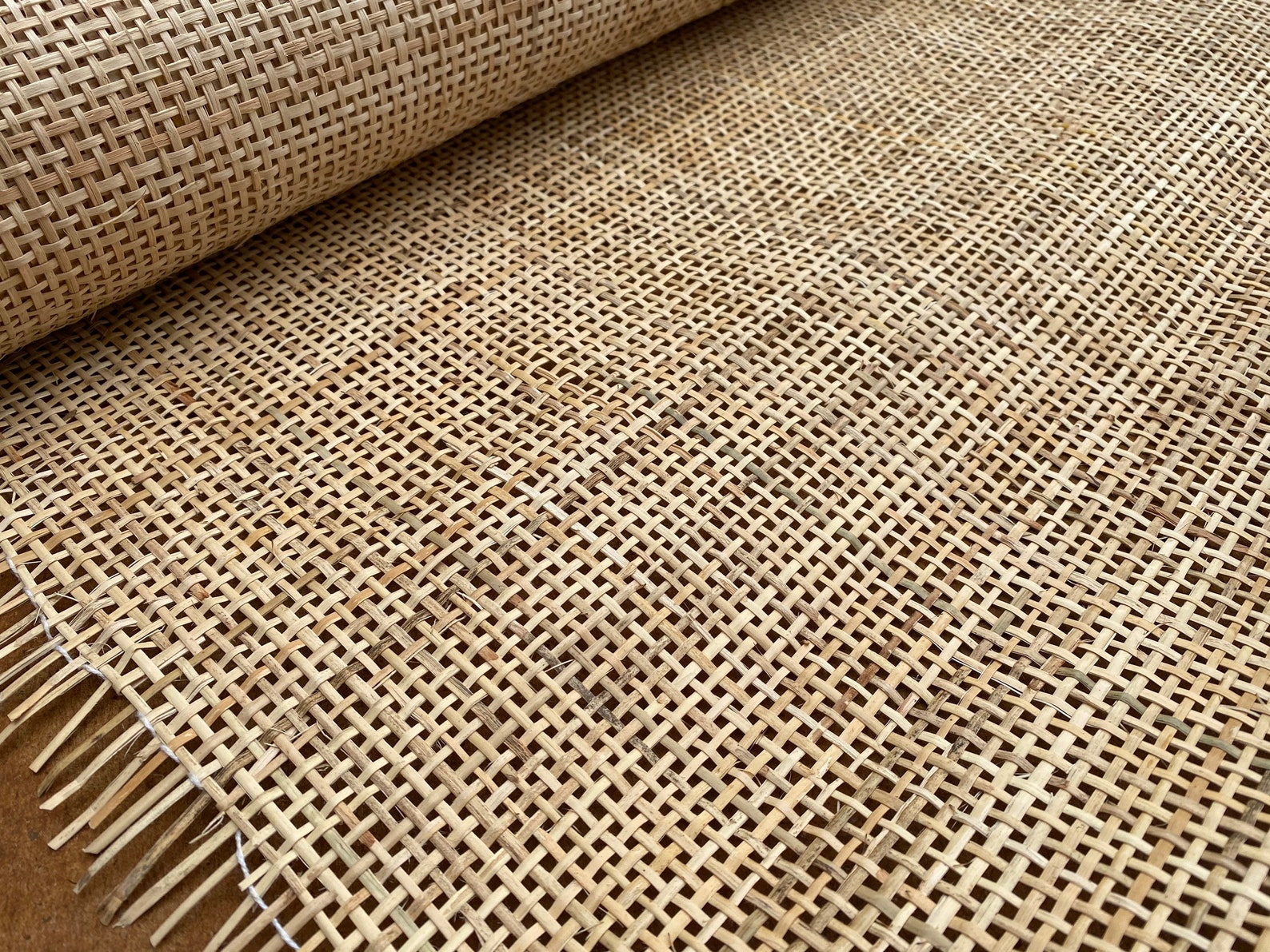 18 Wide Natural Radio Weave Cane Webbing Roll Light - Etsy