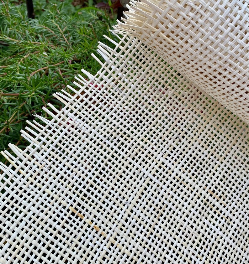 36" Wide, BLEACHED Radio Weave, Cane Webbing Roll, Length in Variation ...