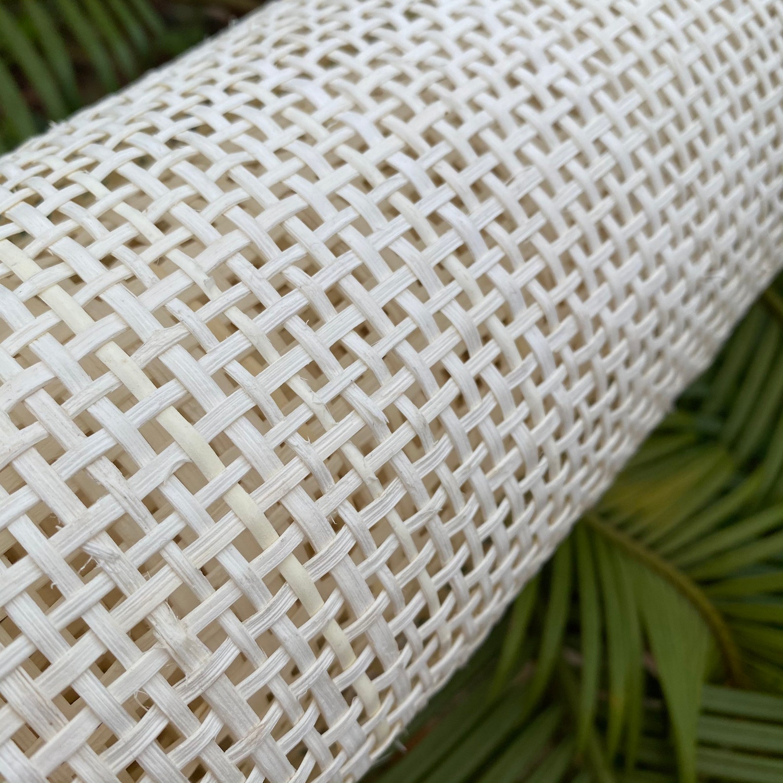 19 Wide BLEACHED Radio Weave Cane Webbing Roll - Etsy