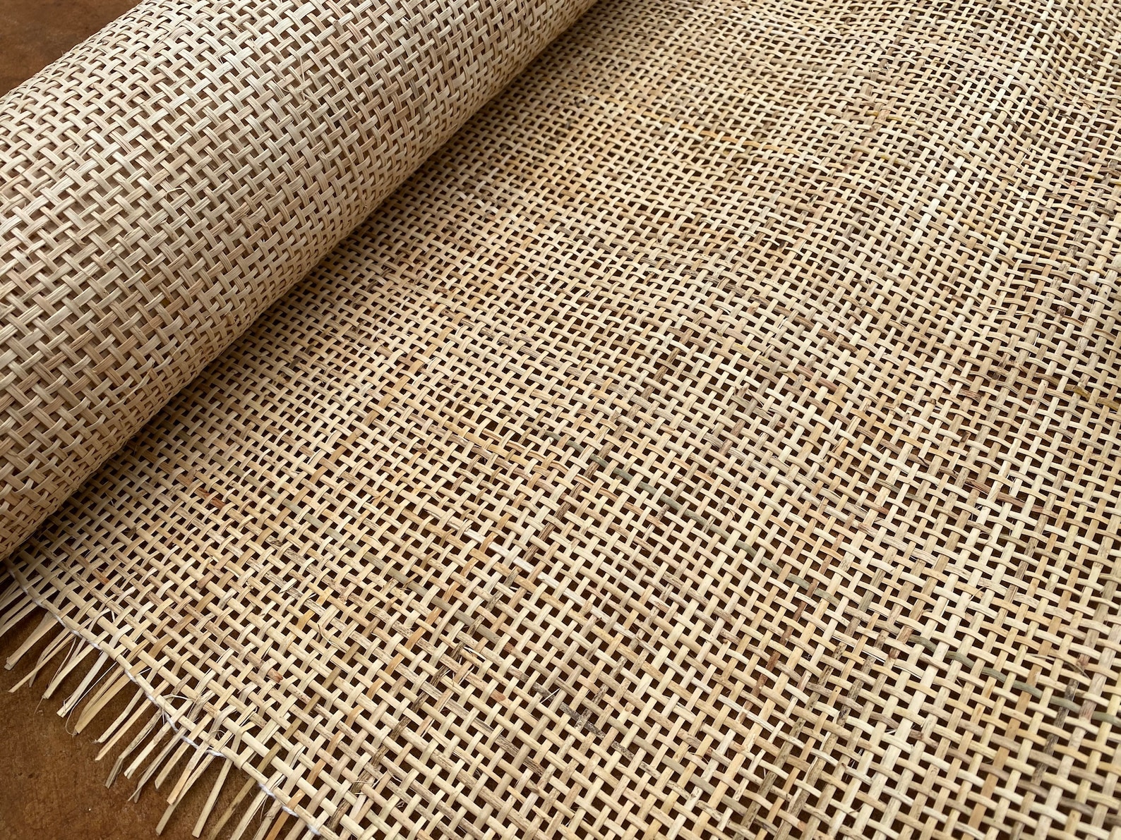 18 Wide Natural Radio Weave Cane Webbing Roll Light - Etsy