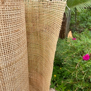 19 Wide NATURAL Radio Weave Rattan Cane Webbing Sell | Etsy
