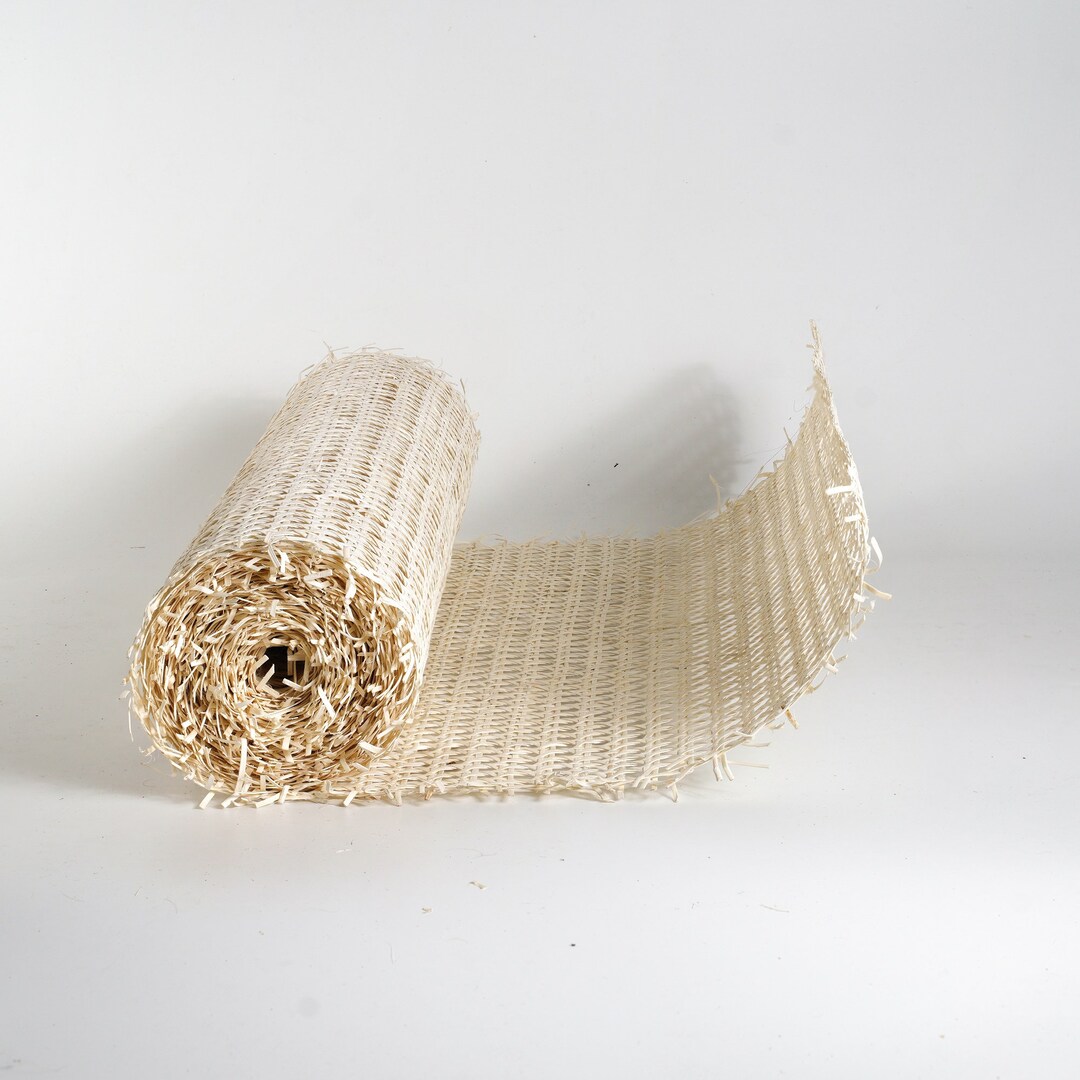 27.5" Wide, Vietnamese's Premium Cane Webbing Bleached Hexagon Open ...