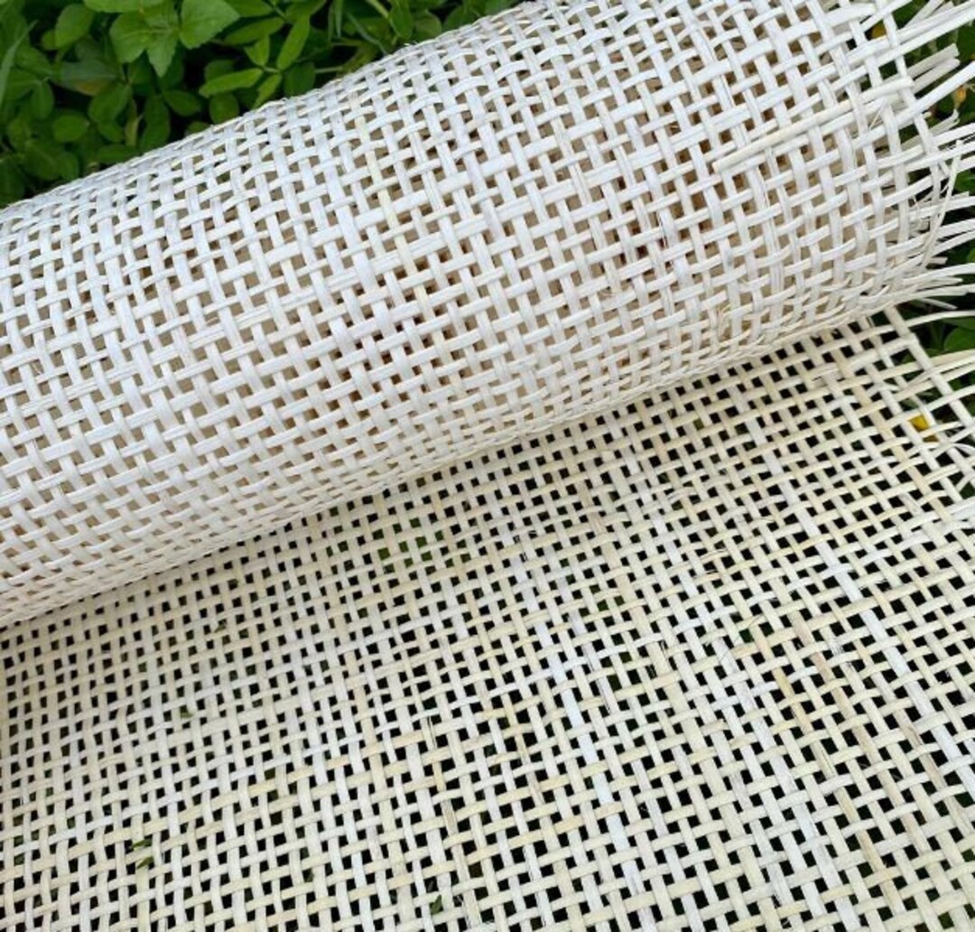 Width 18"/24'' Cane Webbing White Radio Cane Webbing Woven Mesh ...