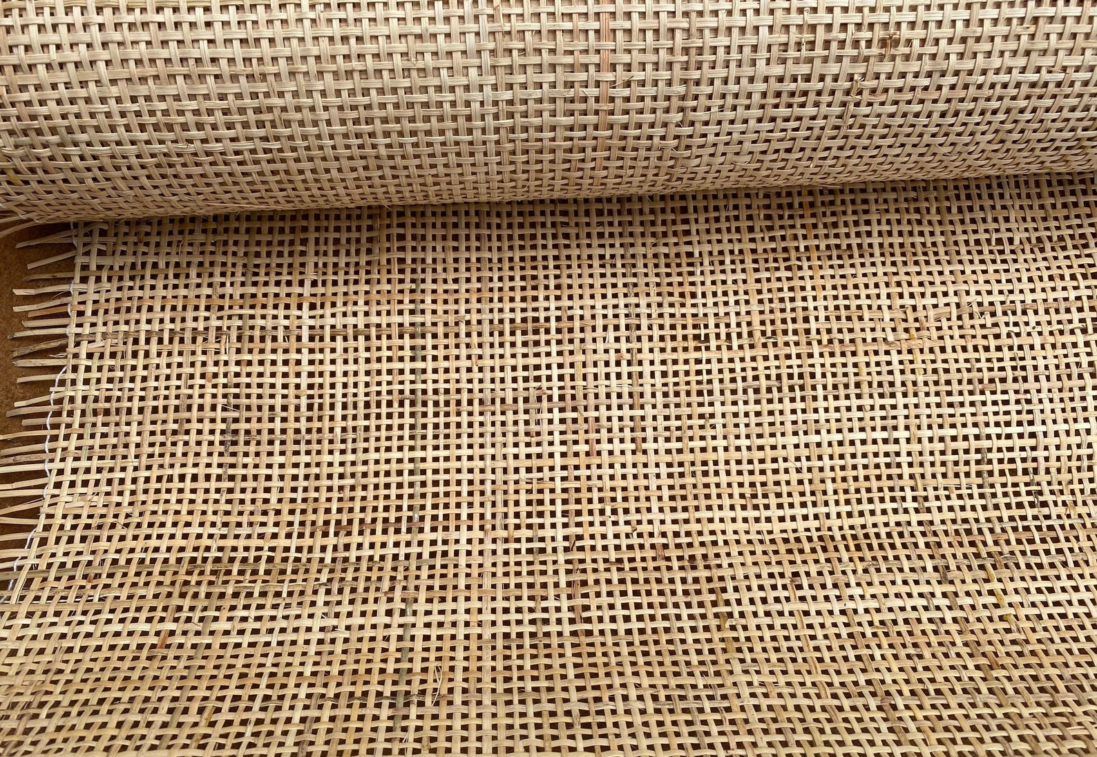 36 Wide NATURAL Radio Weave Rattan Cane Webbing Buy - Etsy