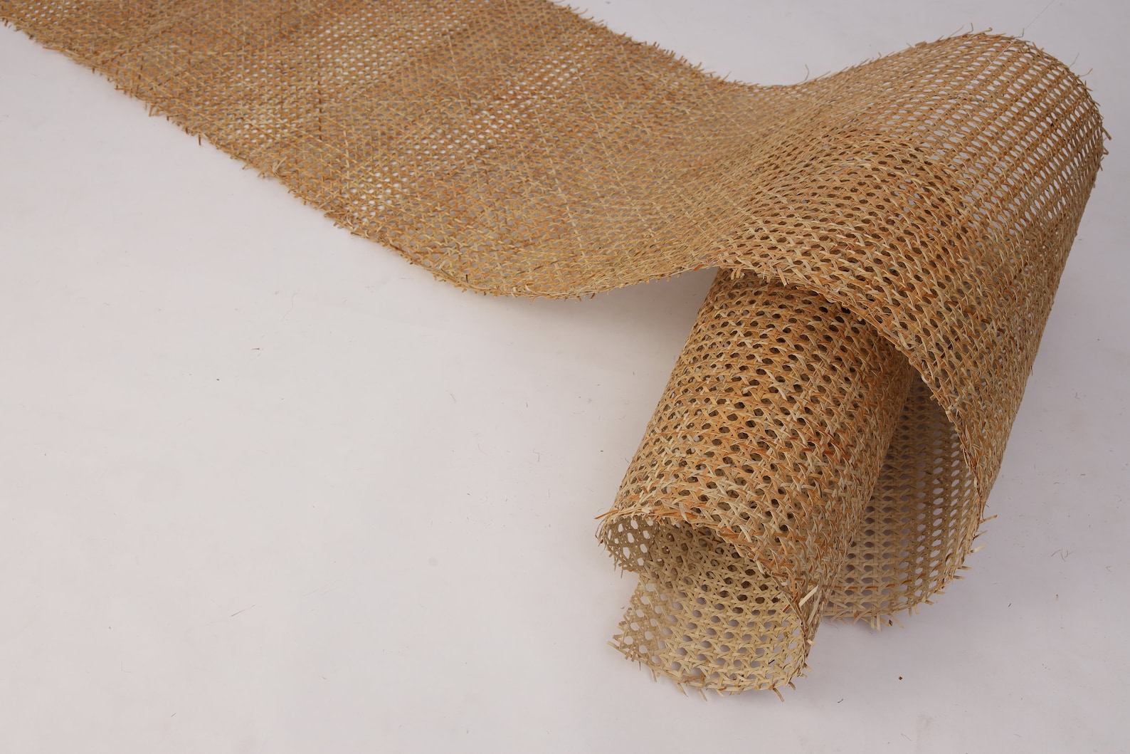 19" Wide, NATURAL Hexagon Weave Rattan Cane Webbing, Buy More Save More ...