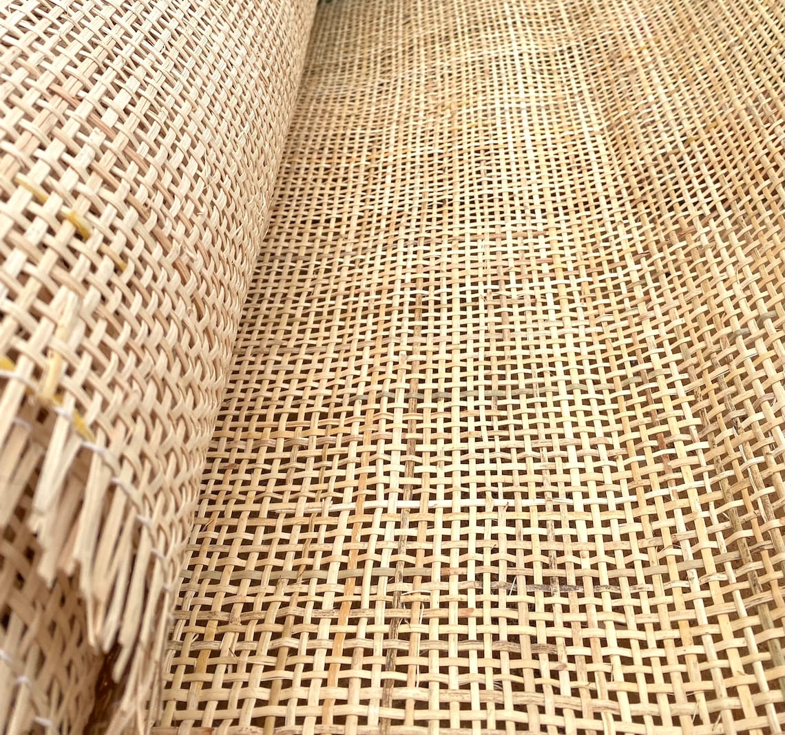 24 Wide Natural Radio Weave Cane Webbing Roll Buy - Etsy