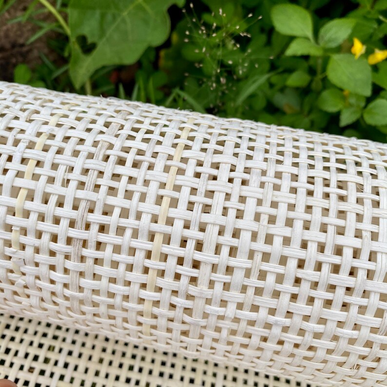 19 Wide BLEACHED Radio Weave Cane Webbing Roll - Etsy