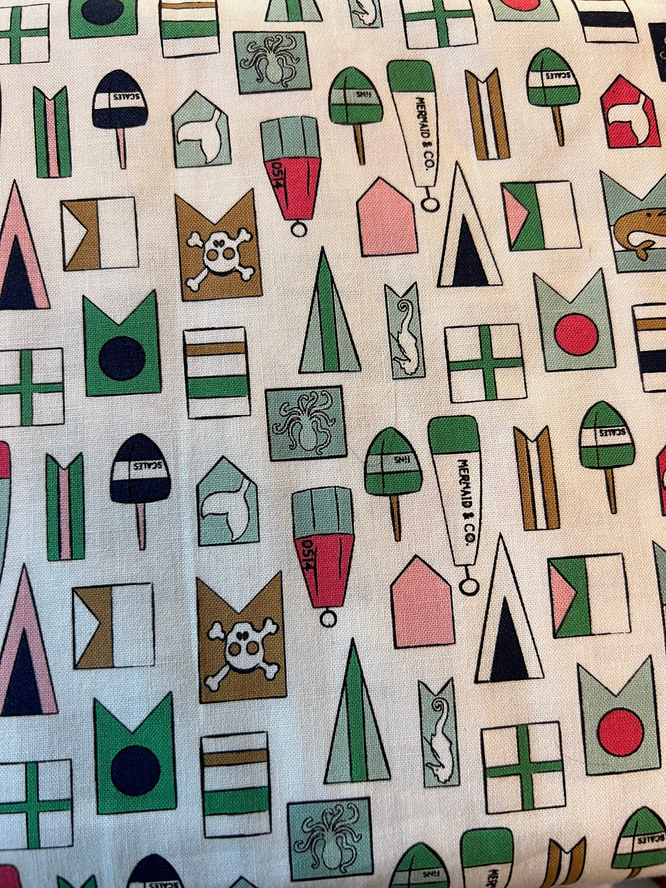 Ahoy Mermaids Flags From Riley Blake - Etsy