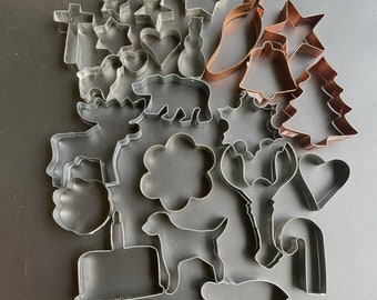 Copper Cookie Cutters - Etsy