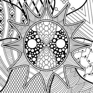 20 Zen Coloring Pages (digital PDF) - Etsy