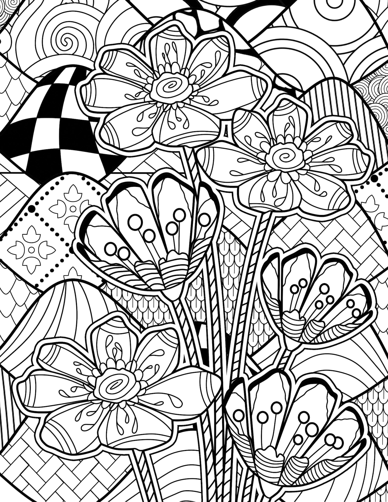20 Zen Coloring Pages (digital PDF) - Etsy