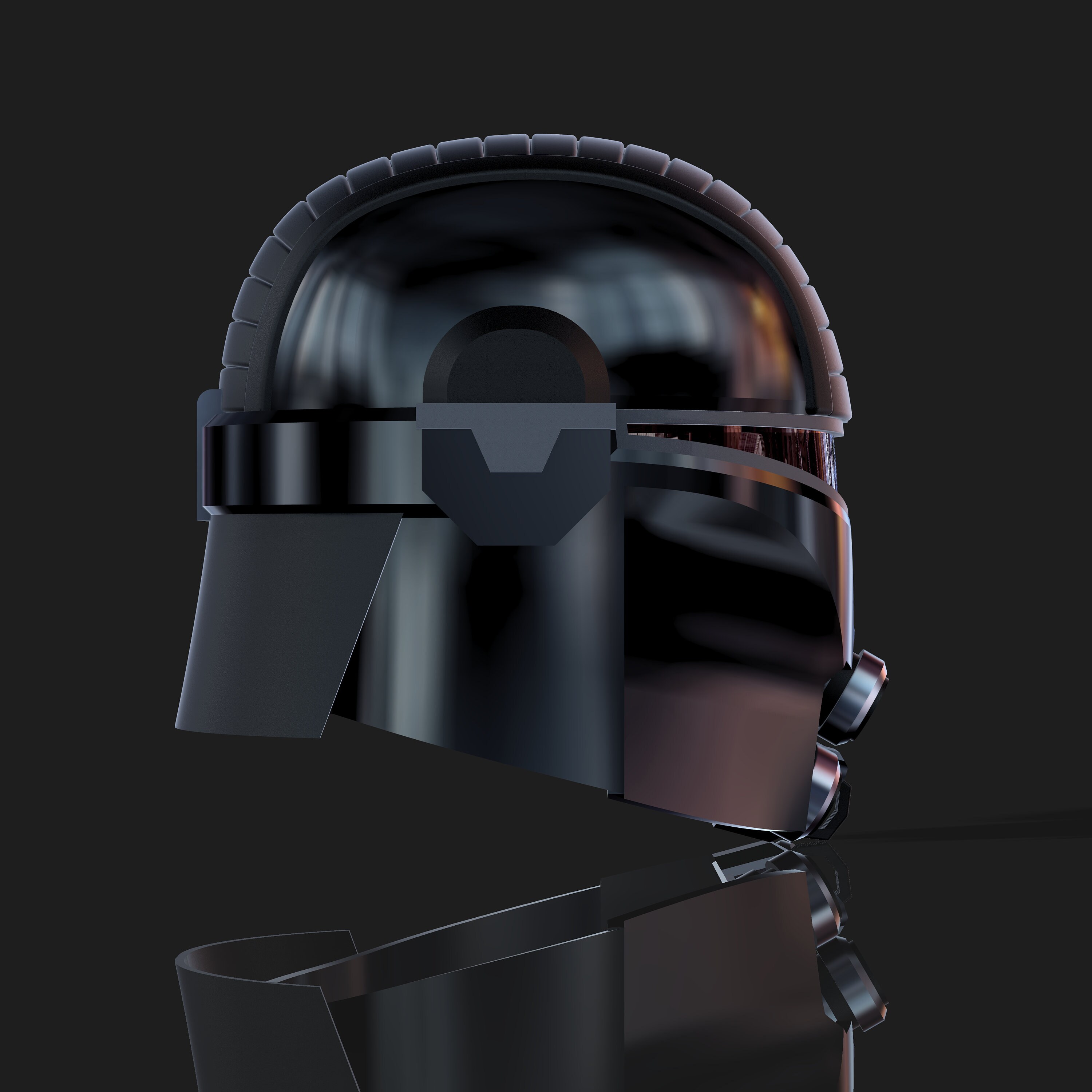 The Jedi Hunter - Mandalorian inspired Helmet — JTM.Props