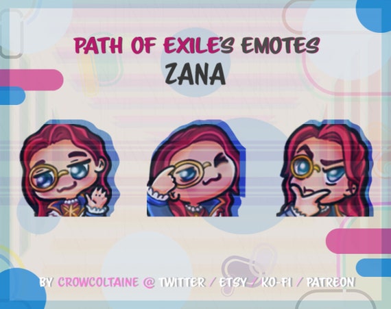Zana path of Exile Emotes for Discord Twitch Youtube Etc. - Etsy