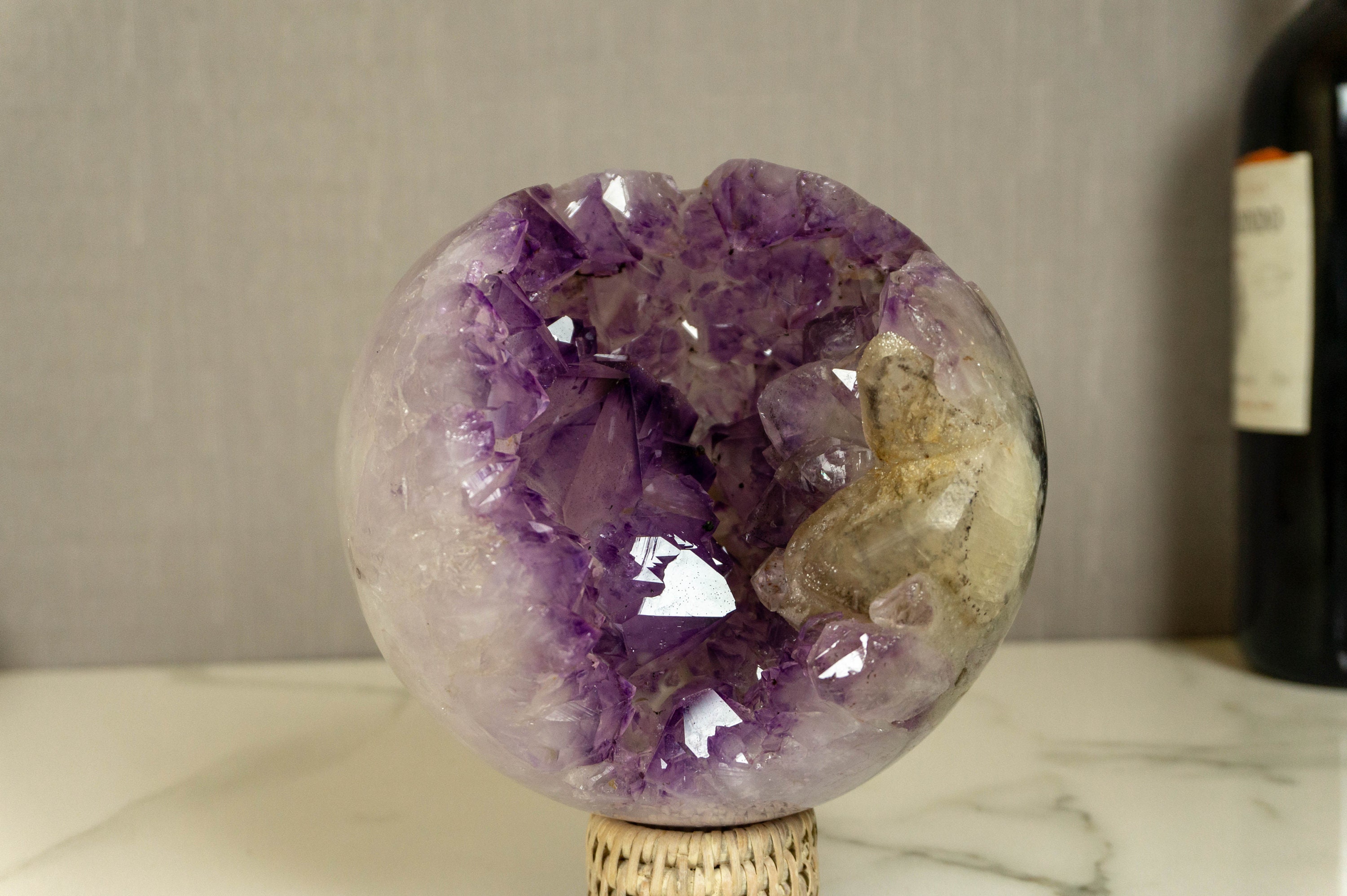 Epic Amethyst Sphere X-large 6 In Deep Purple Amethyst | Etsy