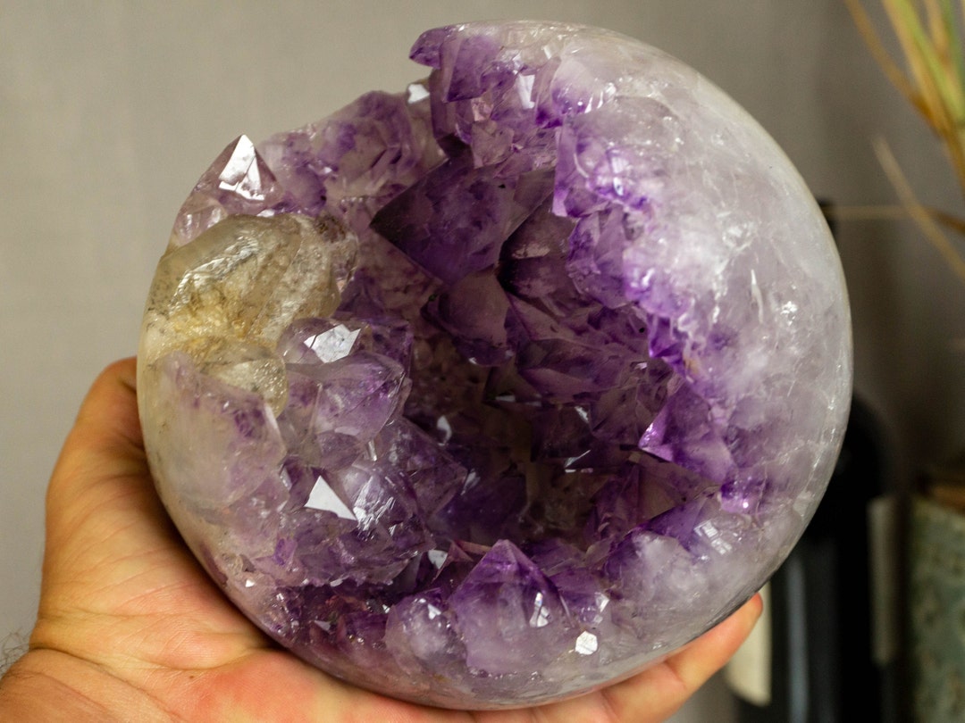 Epic Amethyst Sphere, X-large 6 In, Deep Purple Amethyst Crystal Ball ...