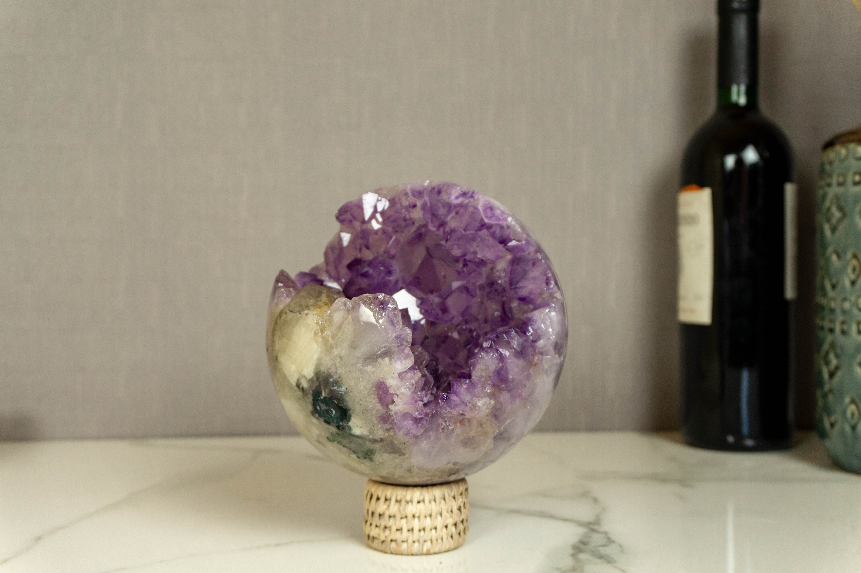 Epic Amethyst Sphere X-large 6 In Deep Purple Amethyst | Etsy