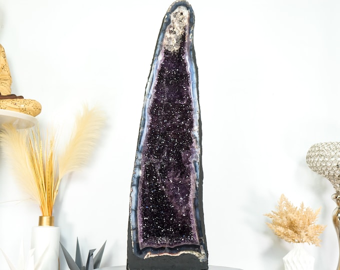 Huge Cathedral Amethyst 67LB Geode Amazing 18 Standing Amethyst Large ...