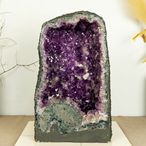 49 Lb Deep Purple Amethyst Cathedral Geode, AA Quality Amethyst Geode ...