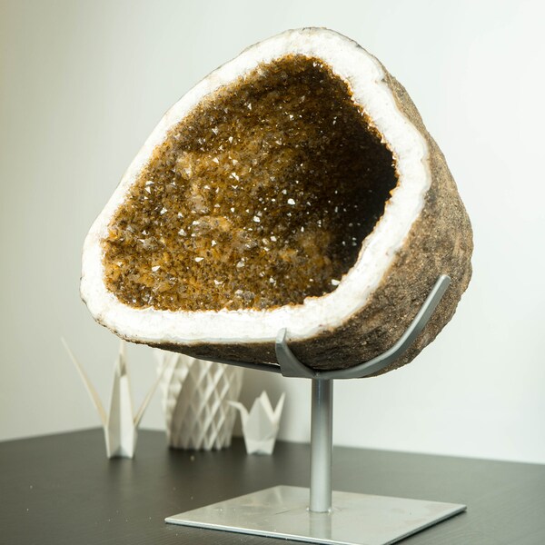 Citrine Geode - Etsy