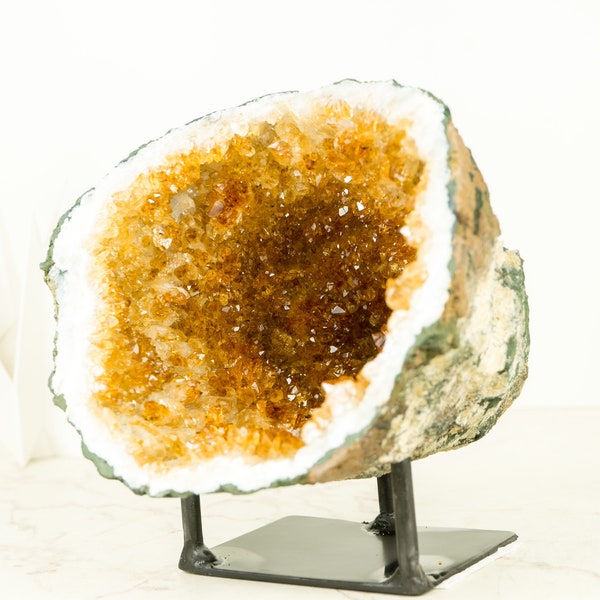 Citrine Geode - Etsy
