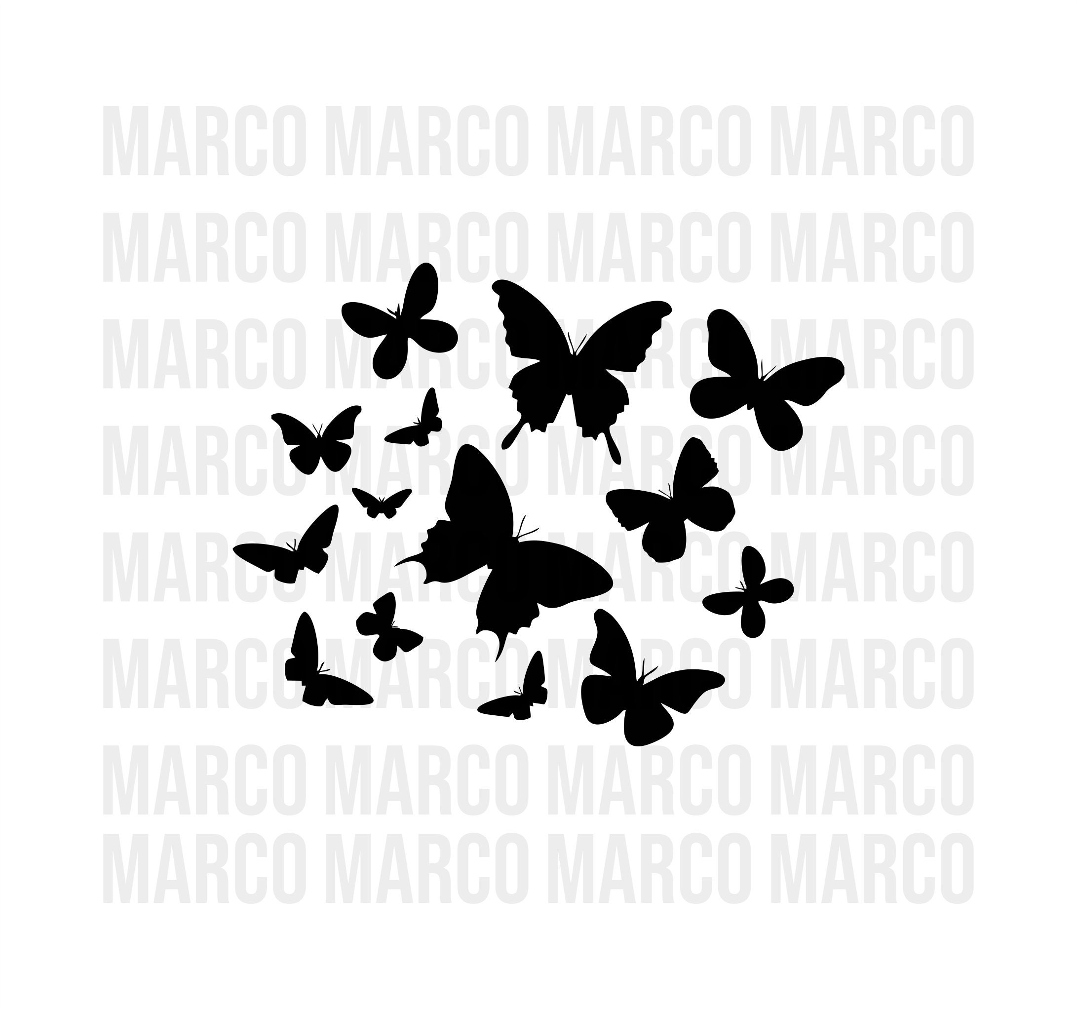 Butterflies Svg Butterfly Svg Cute Butterfly Svg Png Dxf | Etsy UK