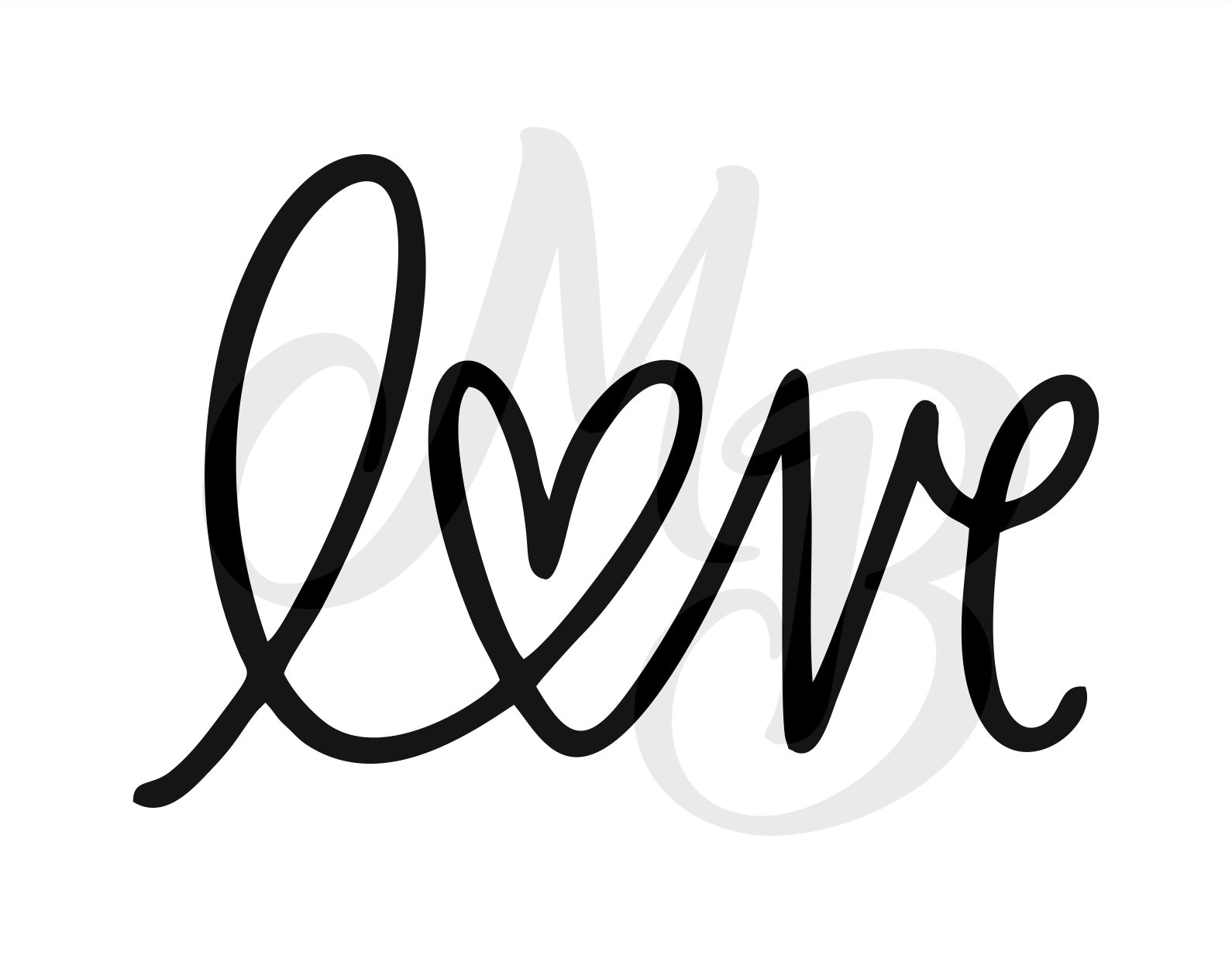 Love SVG, Love Script Heartsvg, Dxf, Png, Love DXF, Cut File, Iron On ...