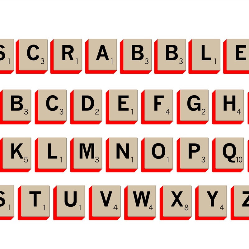 Scrabble Tile Images - Etsy