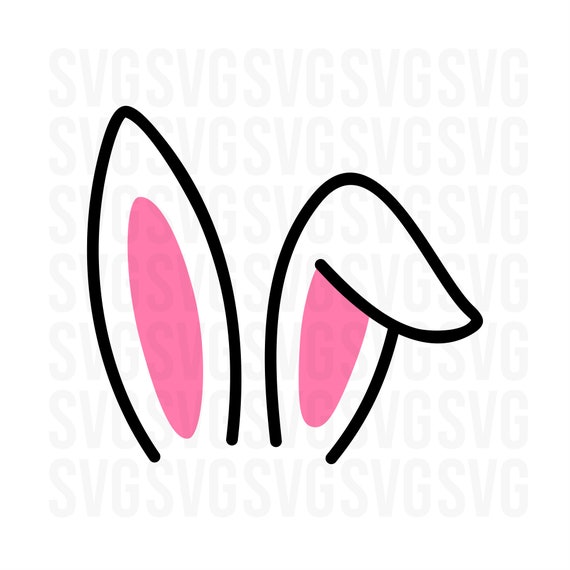 Bunny Ears Svg Cute Bunny Ears Svg Bunny Rabbit Svg Easter | Etsy