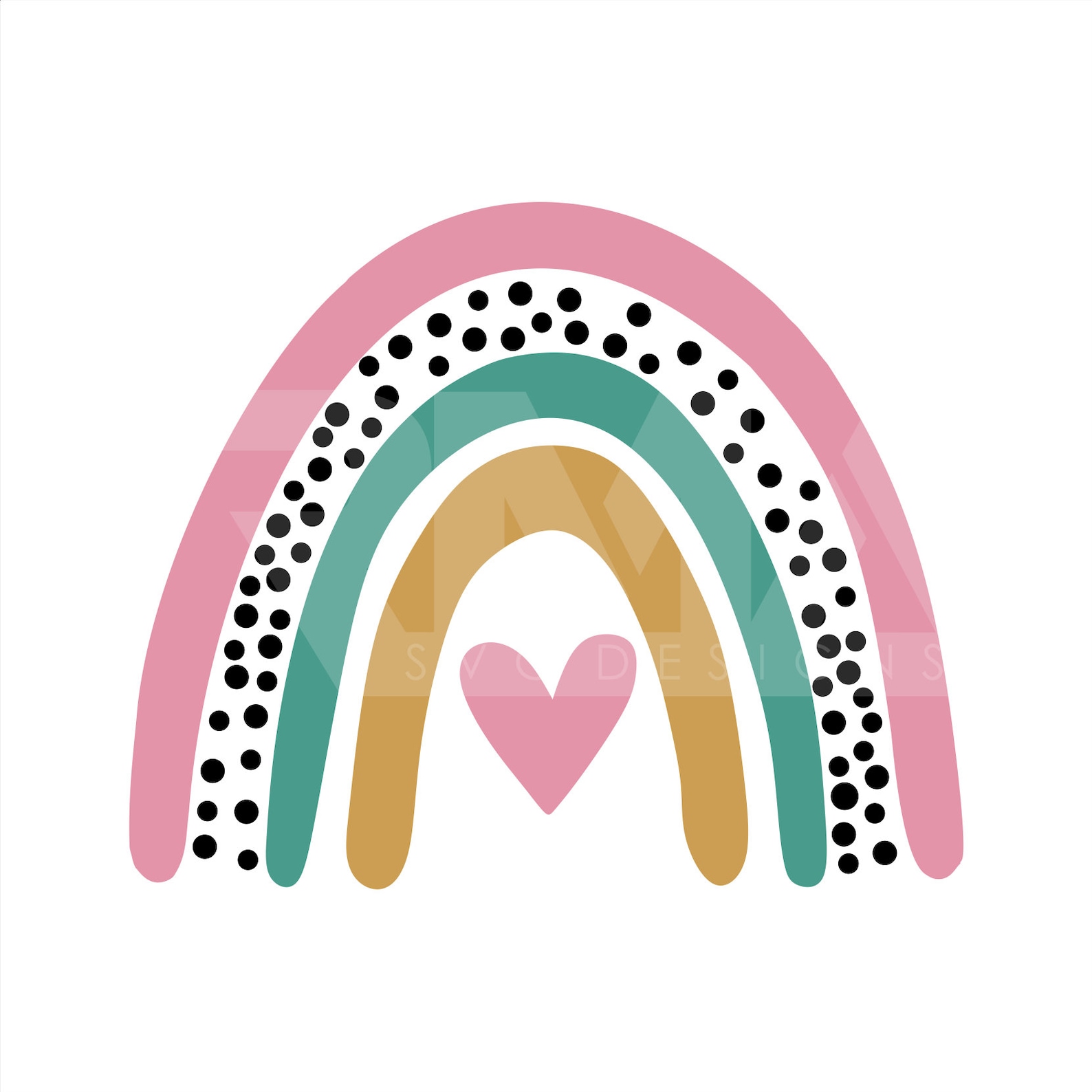 Rainbow Svg Rainbow Baby Svg Dxf Png File Rainbow Clipart - Etsy