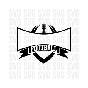 Football Svg, Custom Football Svg, Half Football Svg, Digital Download ...