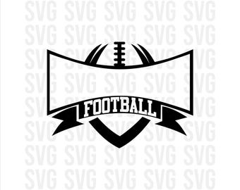 Football Svg, Custom Football Svg, Half Football Svg, Digital Download ...
