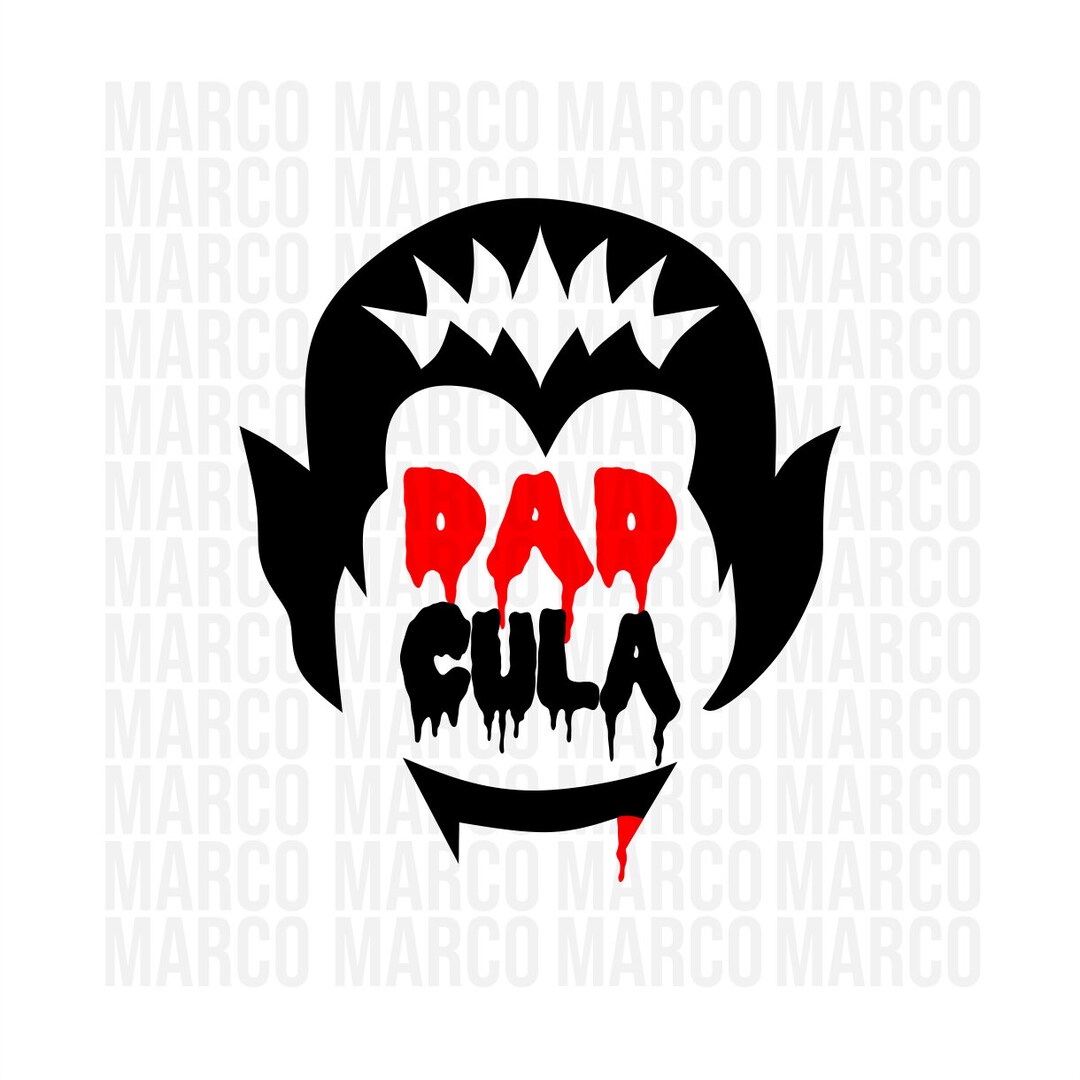 Dadcula SVG File, Halloween Svg, Dracula, Cut File for Cricut or ...