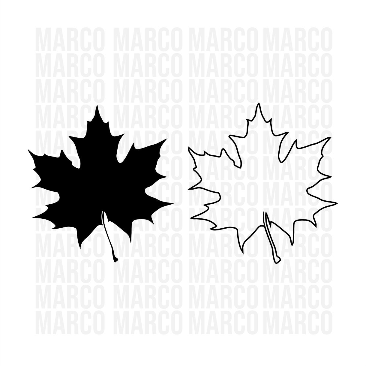 Maple Leaf Outline