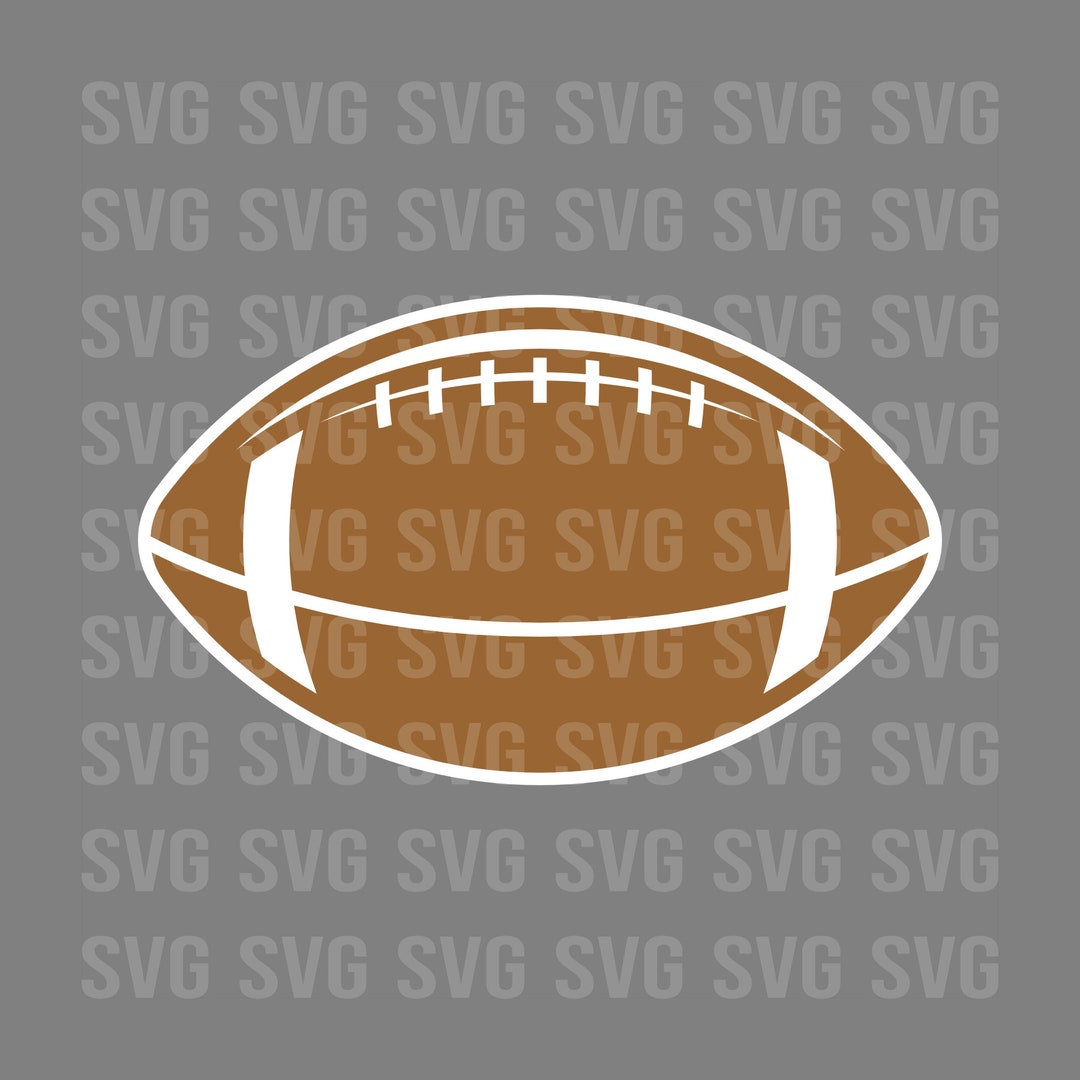 Football Svg, 2 Color Svg, Vector Digital File, Sublimation Download ...