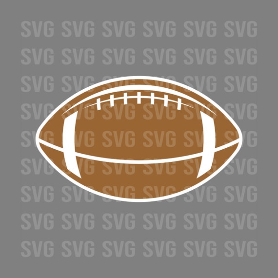 Football Svg 2 Color Svg Vector Digital File Sublimation - Etsy