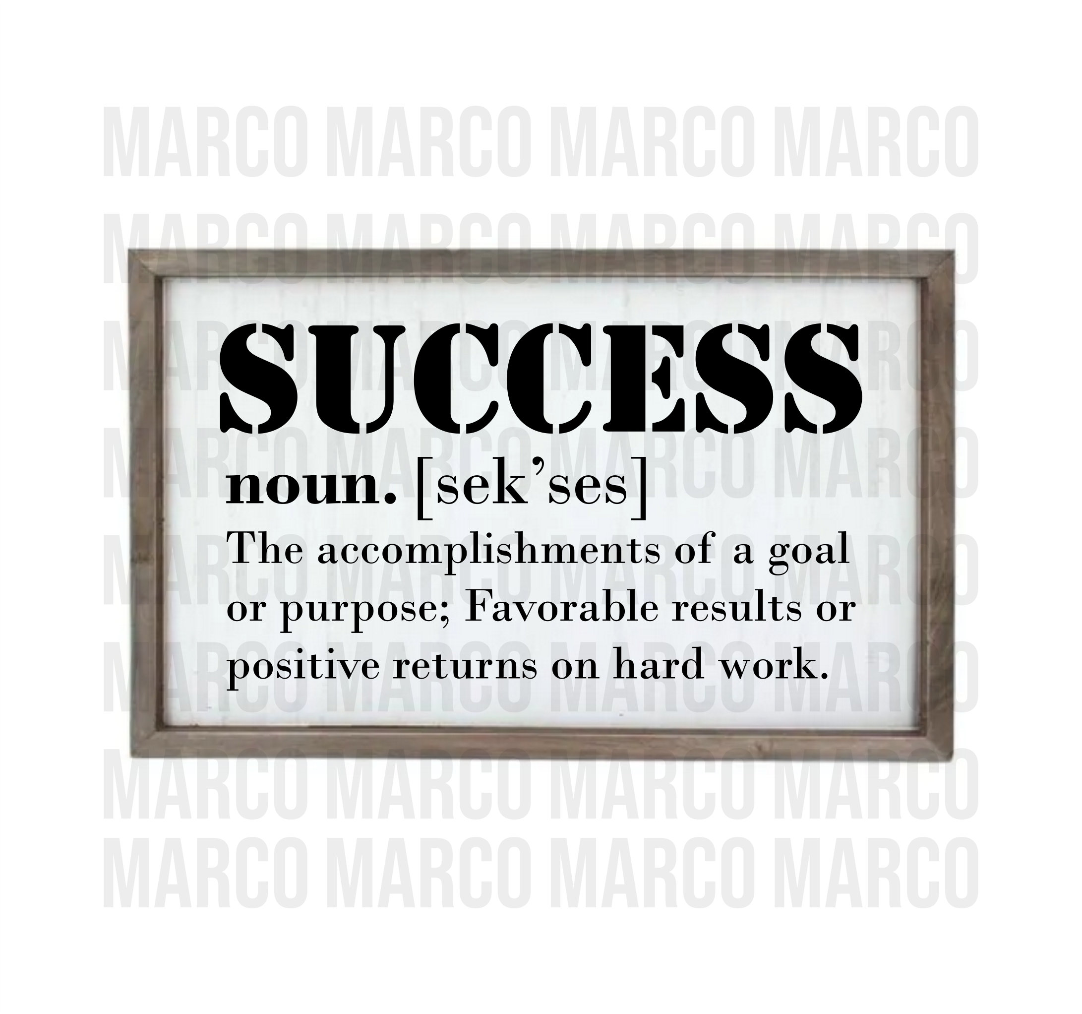 Success Motivational Quote Svg Success Definition Svg - Etsy