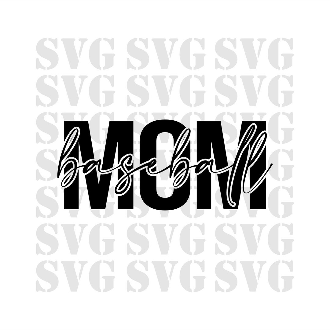 Baseball Mom Svg, Baseball Svg, Baseball, Png, Digital Files, Baseball ...