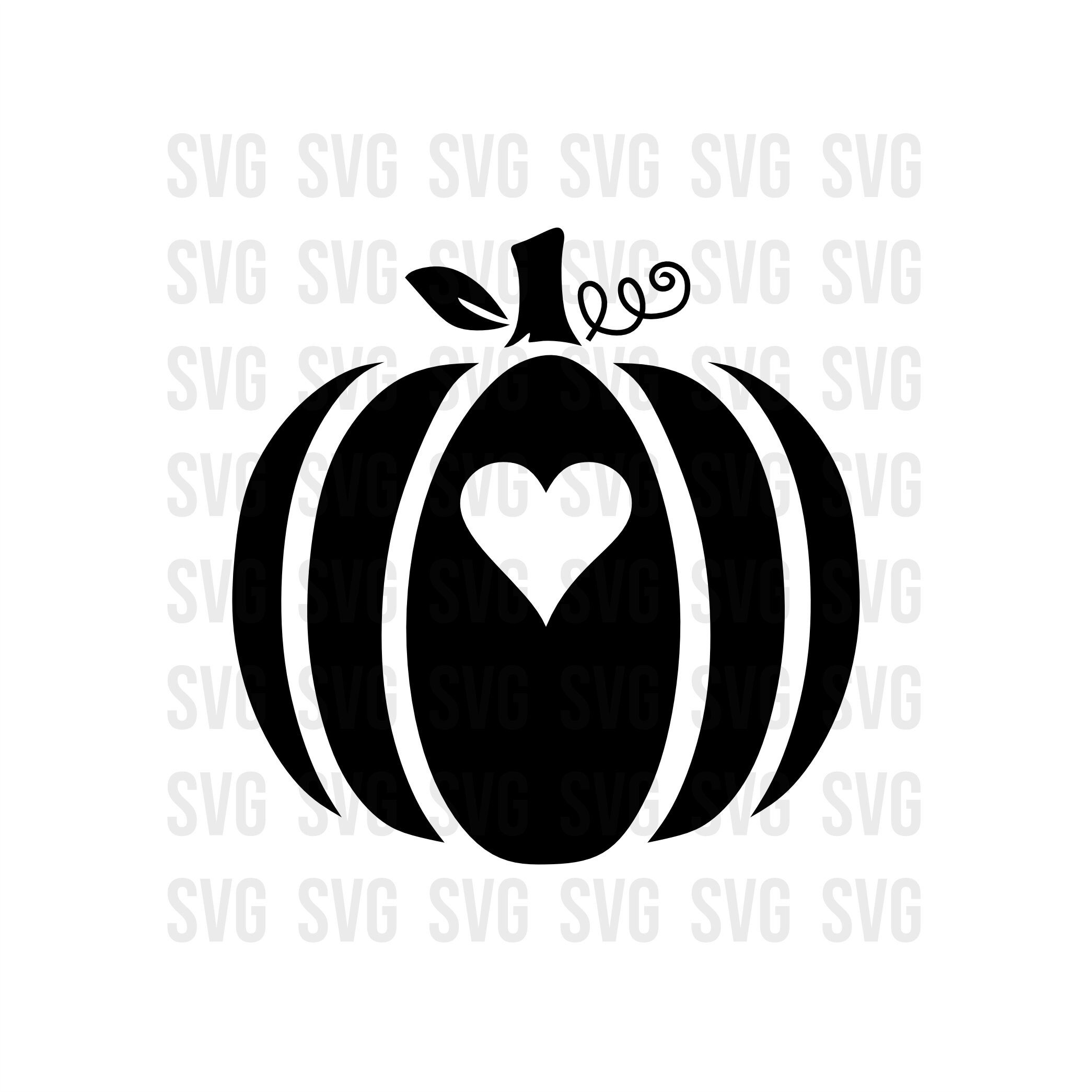 Pumpkin Heart Svg Pumpkin Svg Fall Svg Halloween Svg Cute - Etsy