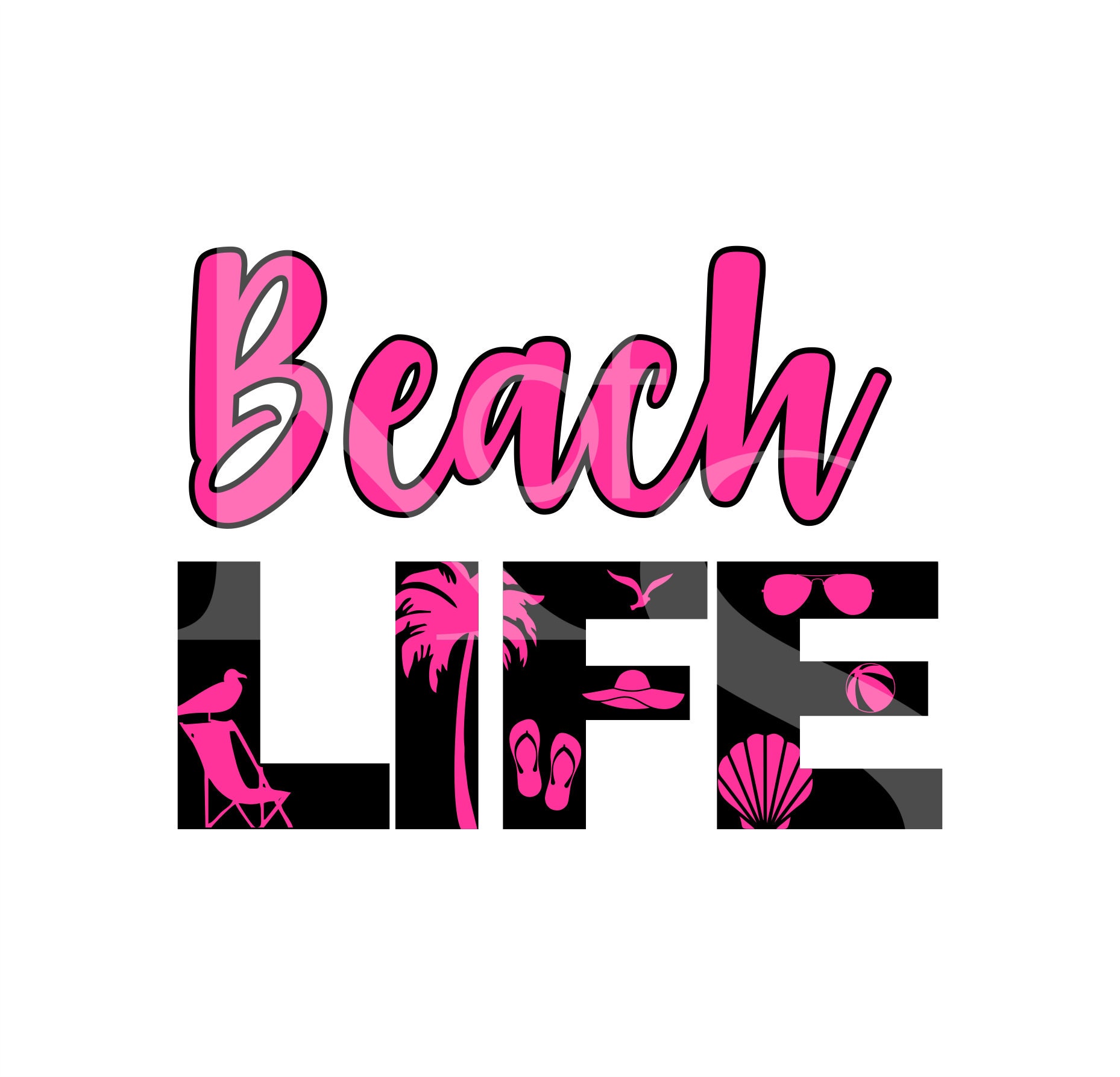 Beach Life Svg Beach Svg Life Svg Summer Svg Dxf Png - Etsy