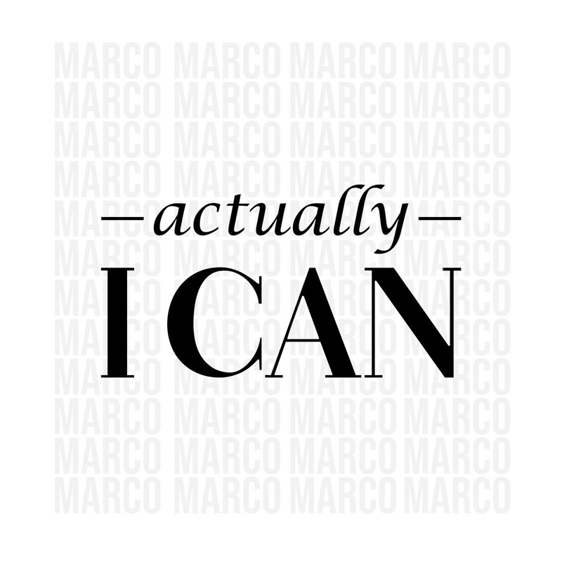 Actually I Can - Etsy