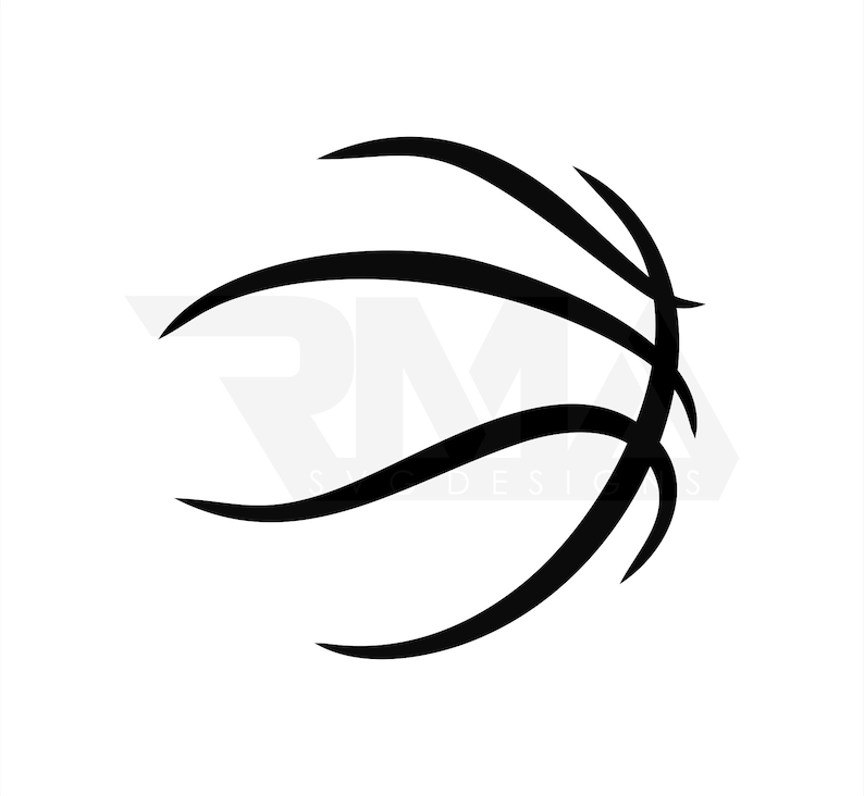 Basketball Skeleton SVG Basketball Outline Custom Basketball - Etsy