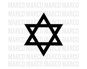 Star of David Svg - Etsy
