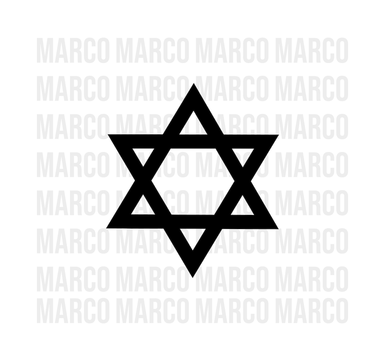 Star of David SVG, Hanukkah SVG, Jewish Star SVG Png, Dxf, Hanukkah ...